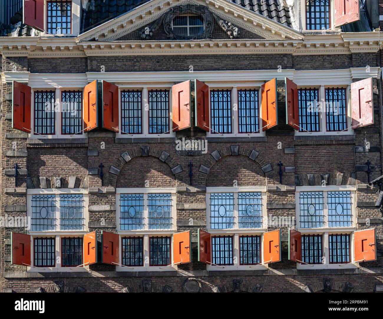 Iconic building facade in the Dutch capital, Amsterdam Stock Photo - Alamy