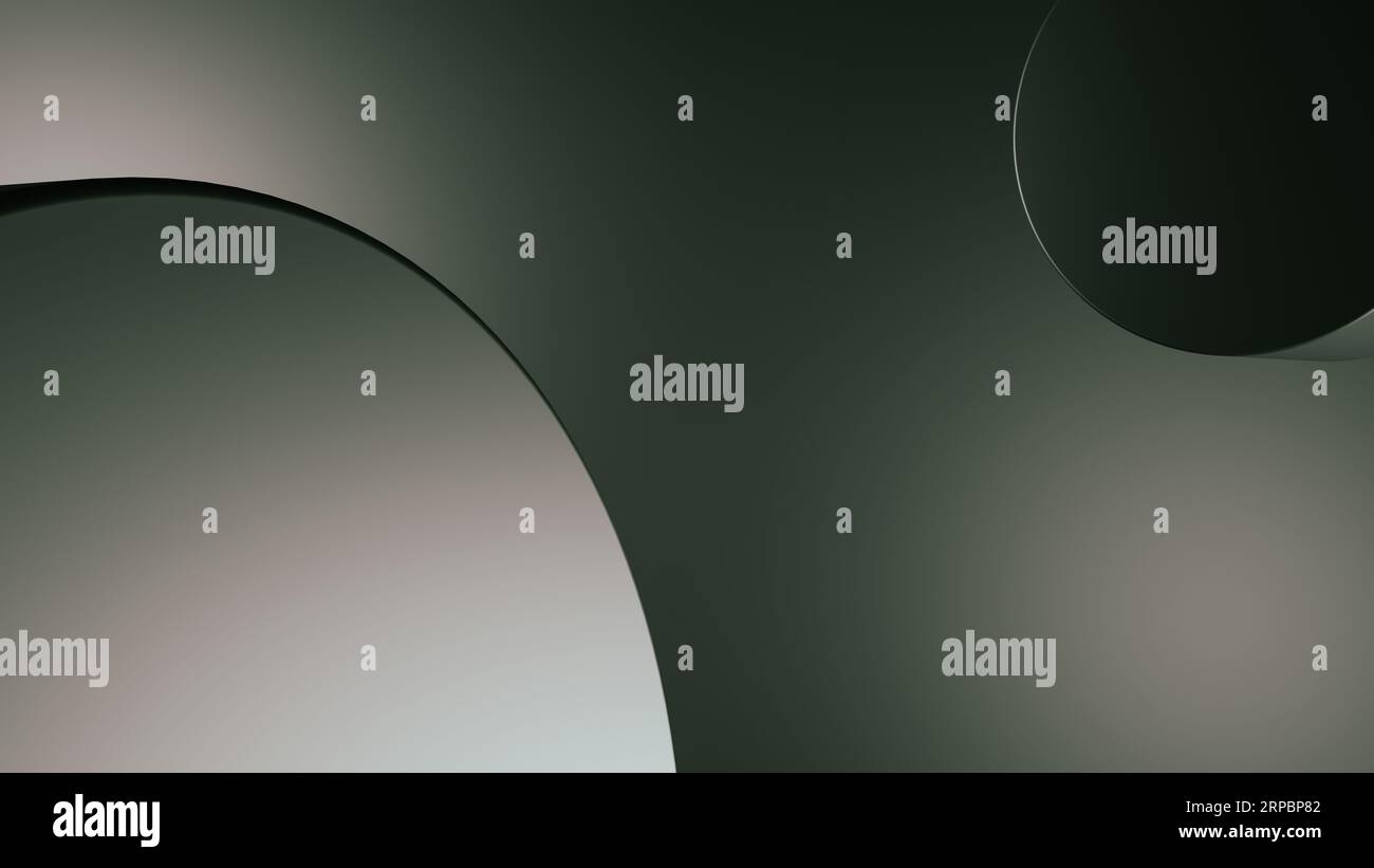 Abstract 3d rendering pf a modern metal cylinder geometric background ...