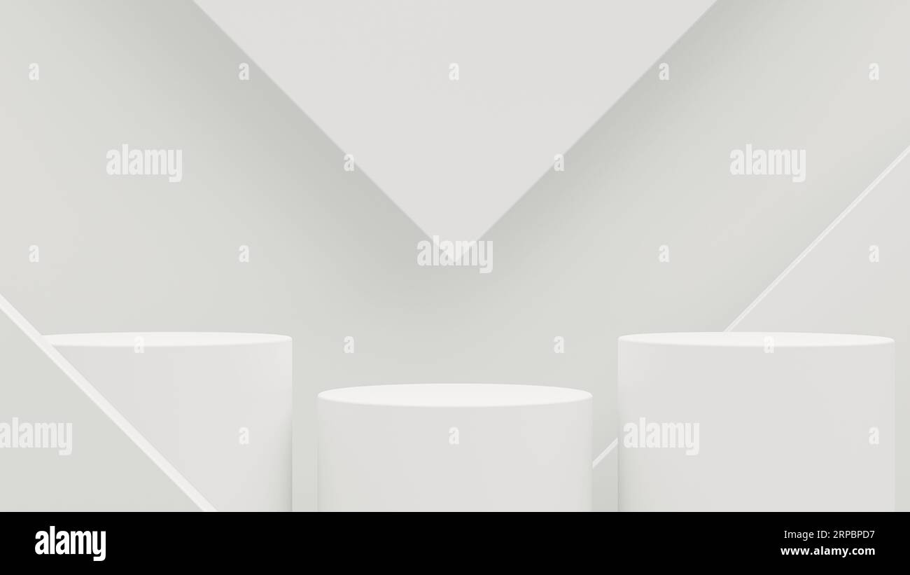 3d display product abstract minimal scene with geometric podium platform. gray background 3d ...