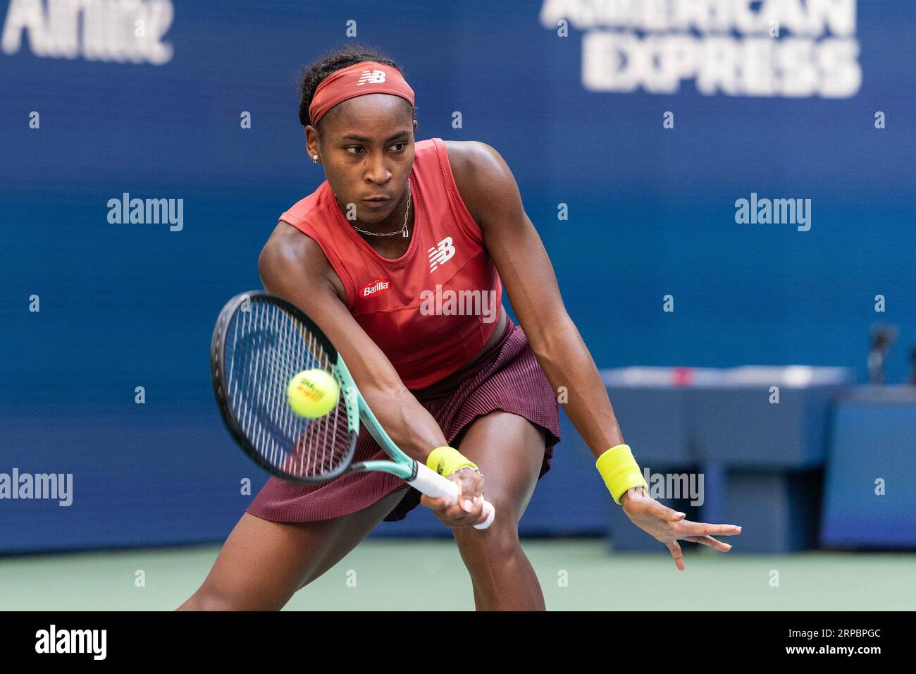 Coco gauff us open 2023 stadium hi-res stock photography and images - Alamy