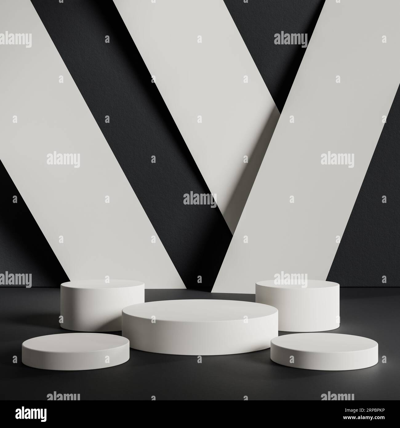 White square podium box hi-res stock photography and images - Alamy