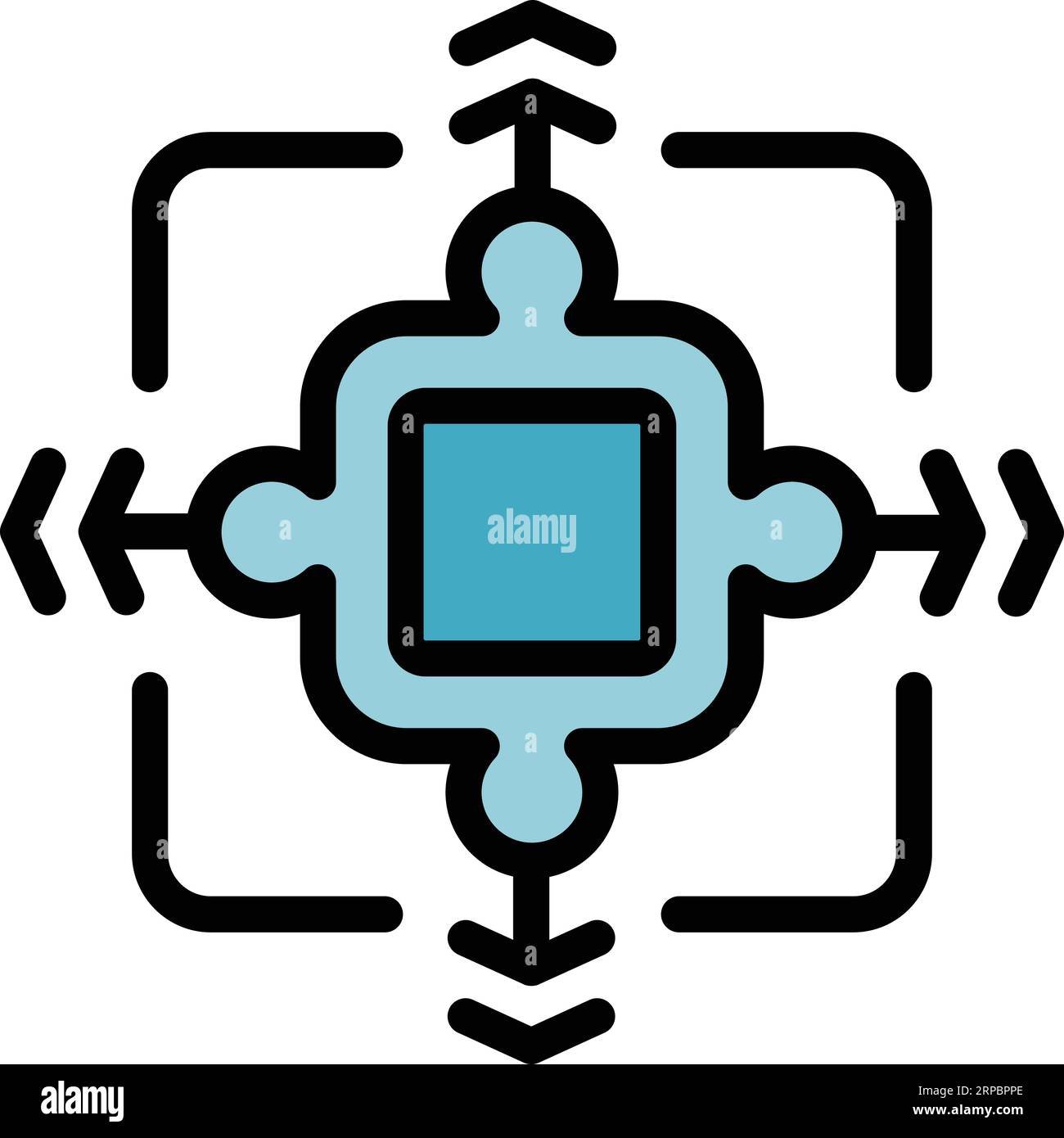 Business target icon outline vector. Top point. Key list color flat ...