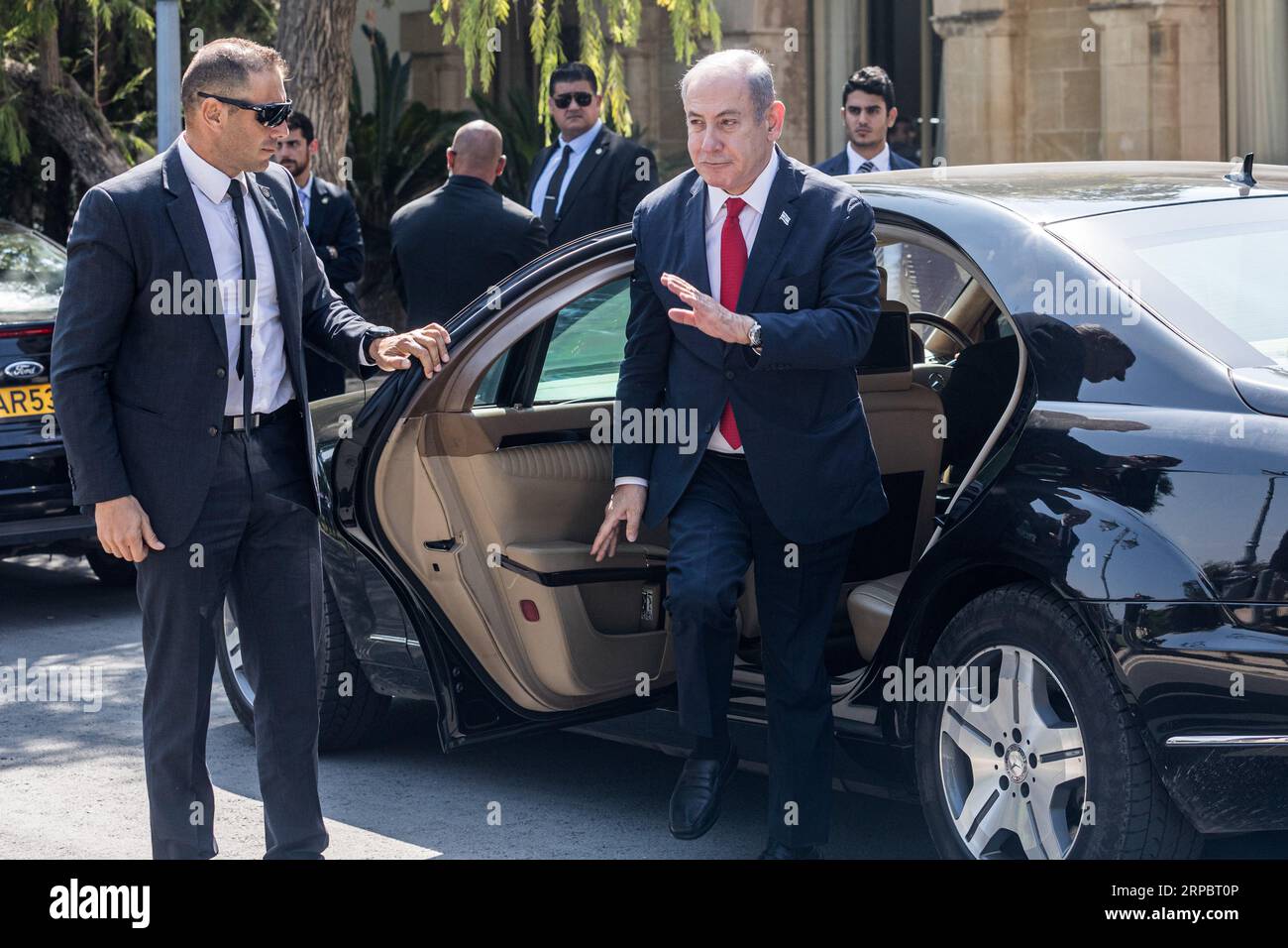 Nicosia, Cyprus. 04th Sep, 2023. Prime Minister of Israel BENJAMIN ...