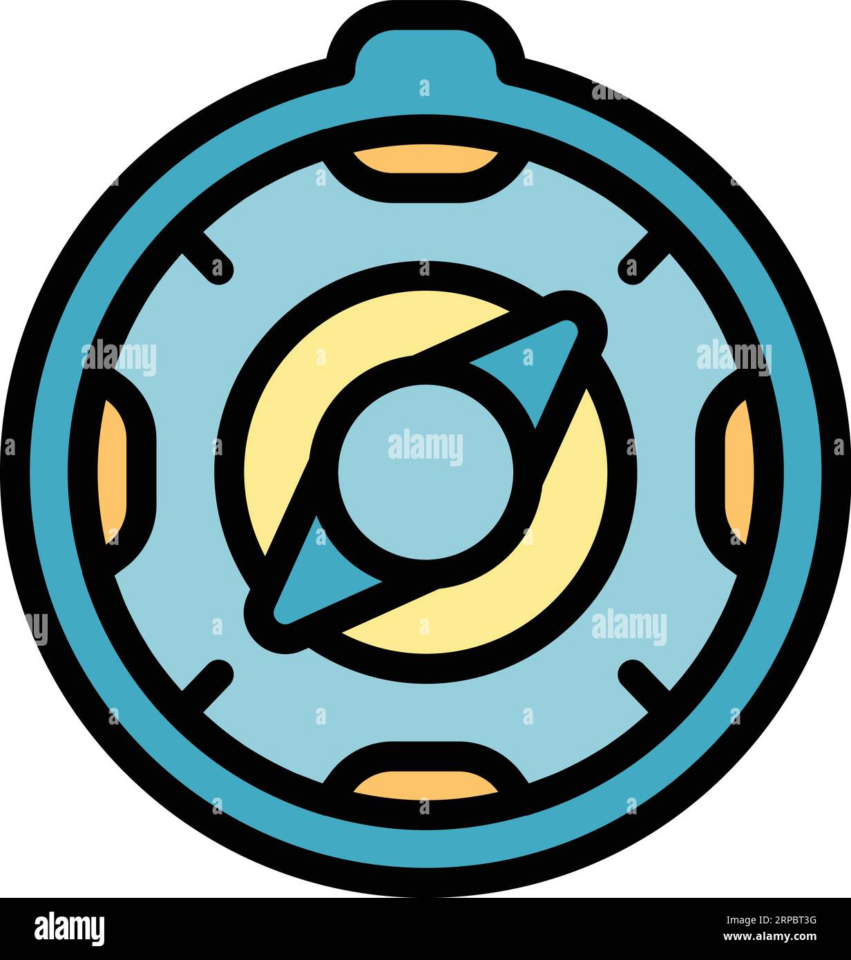 Compass highlight color Stock Vector Images - Alamy