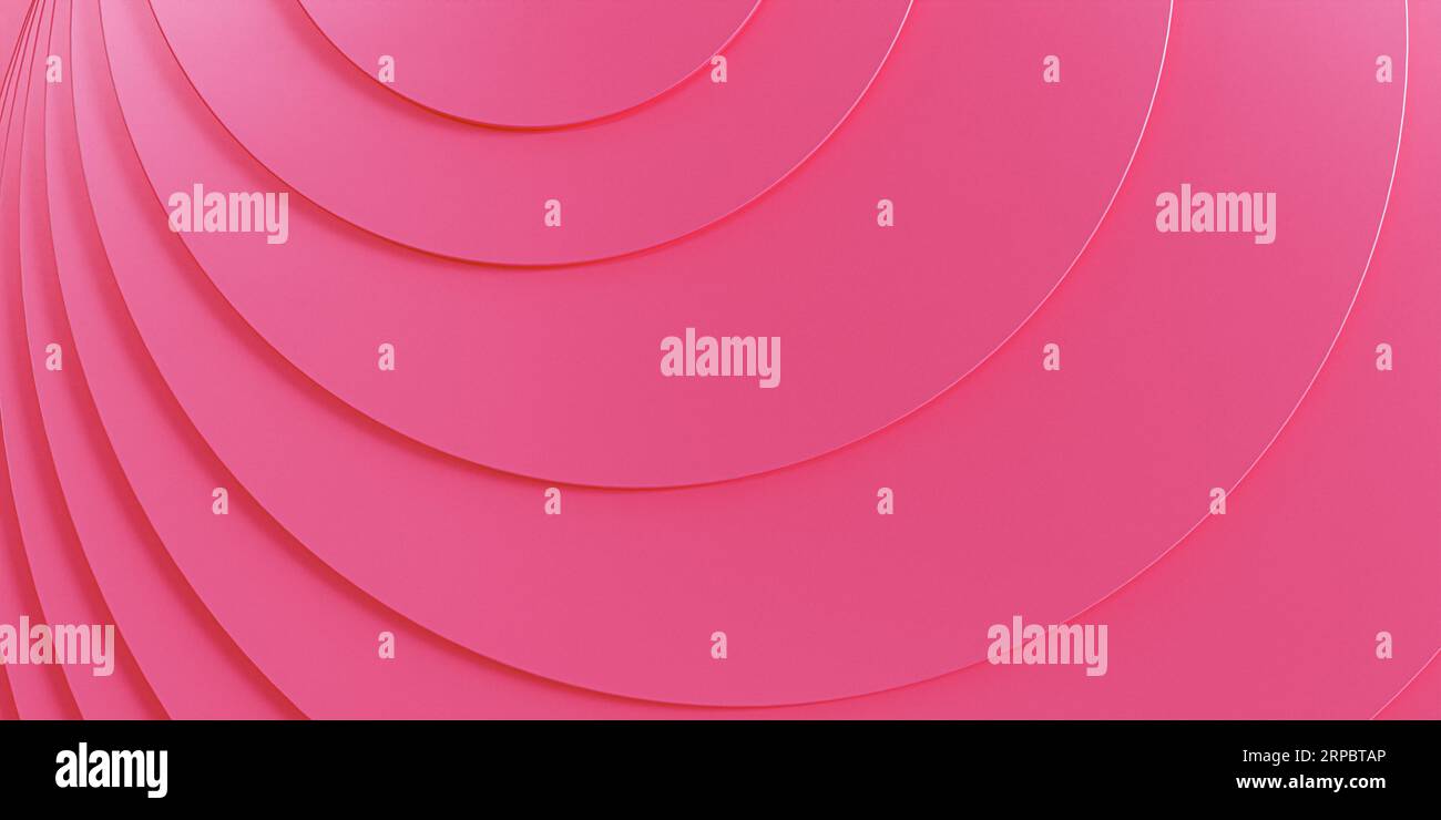Abstract wavy pink background. Pink modern circle shapes background for ...