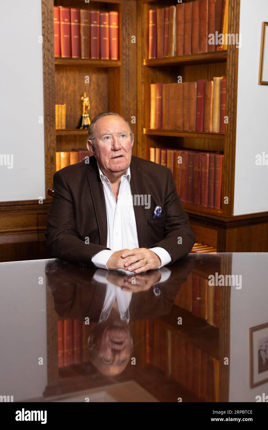 Andrew Neil, Scottish journalist and broadcaster who is chairman of The ...