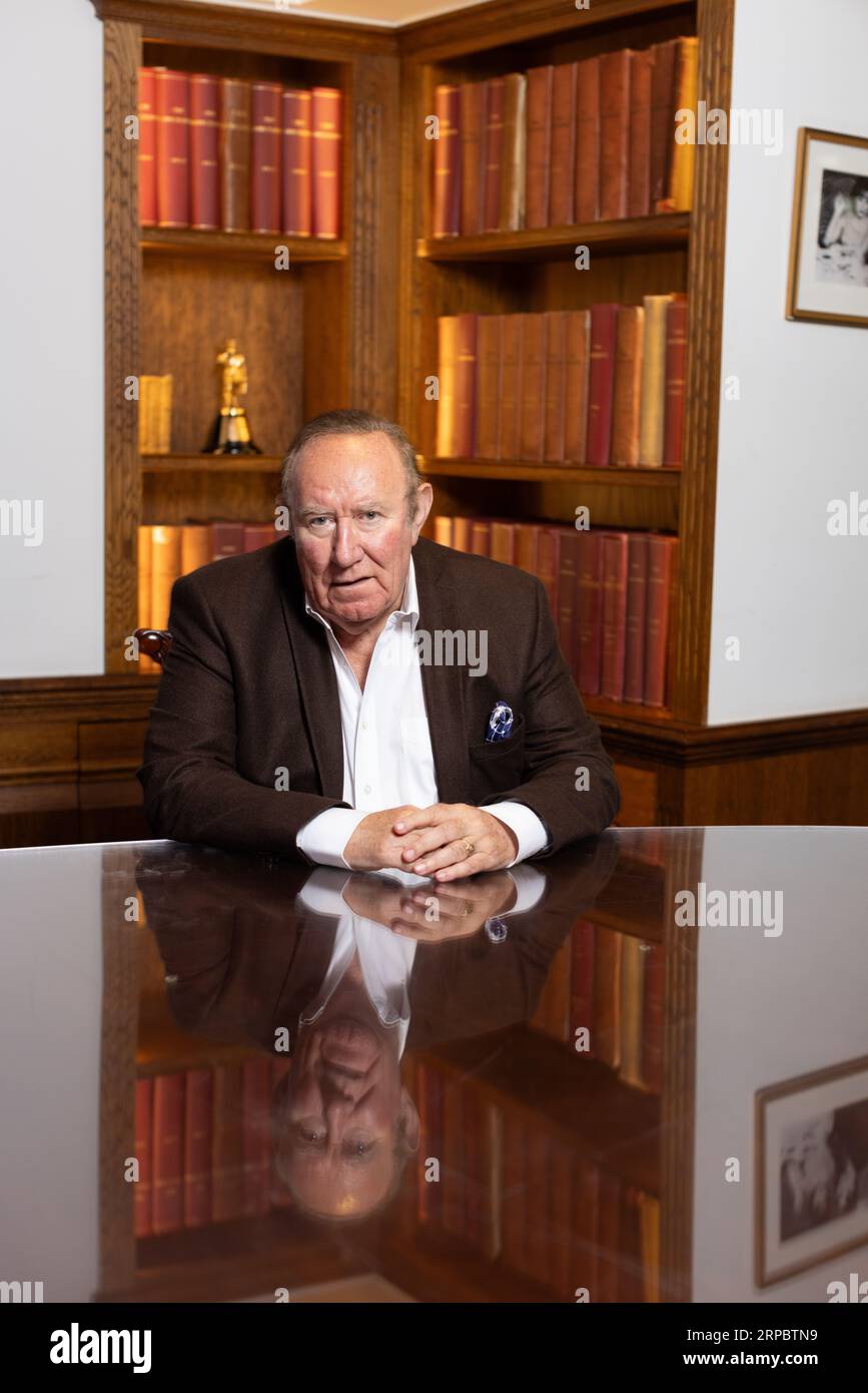 Andrew Neil, Scottish journalist and broadcaster who is chairman of The ...