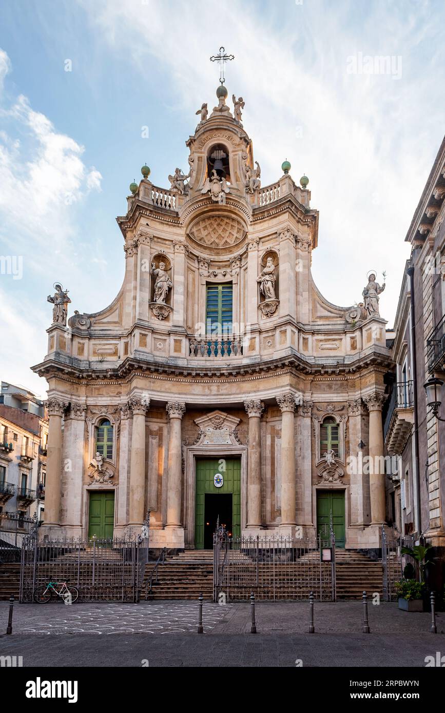 Basilica della Collegiata Baroque church Santa Maria dell' Elemosina ...