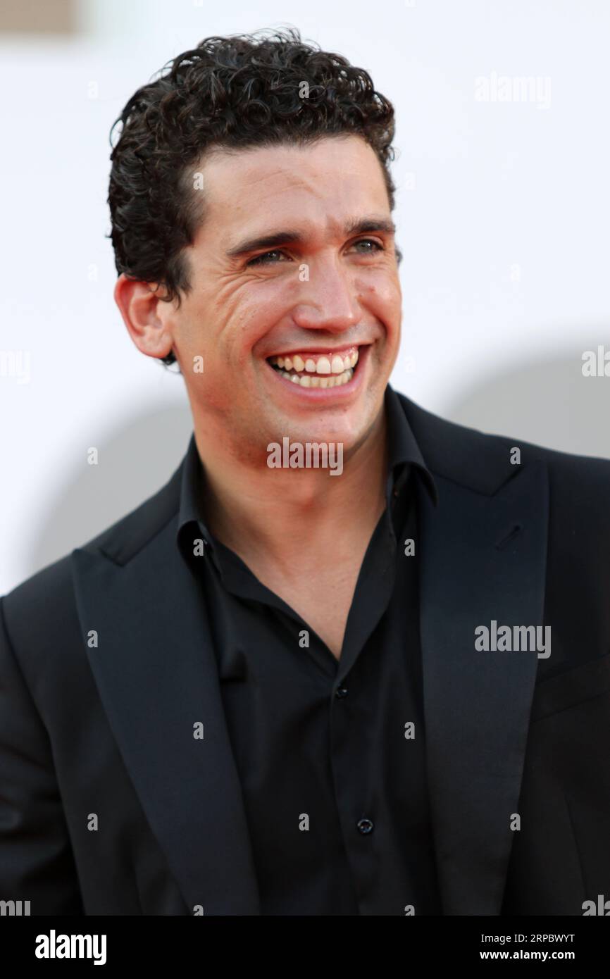 Italy, Lido di Venezia, September 01, 2023: Actor Jaime Lorente (La casa de Papel) attends a red ...
