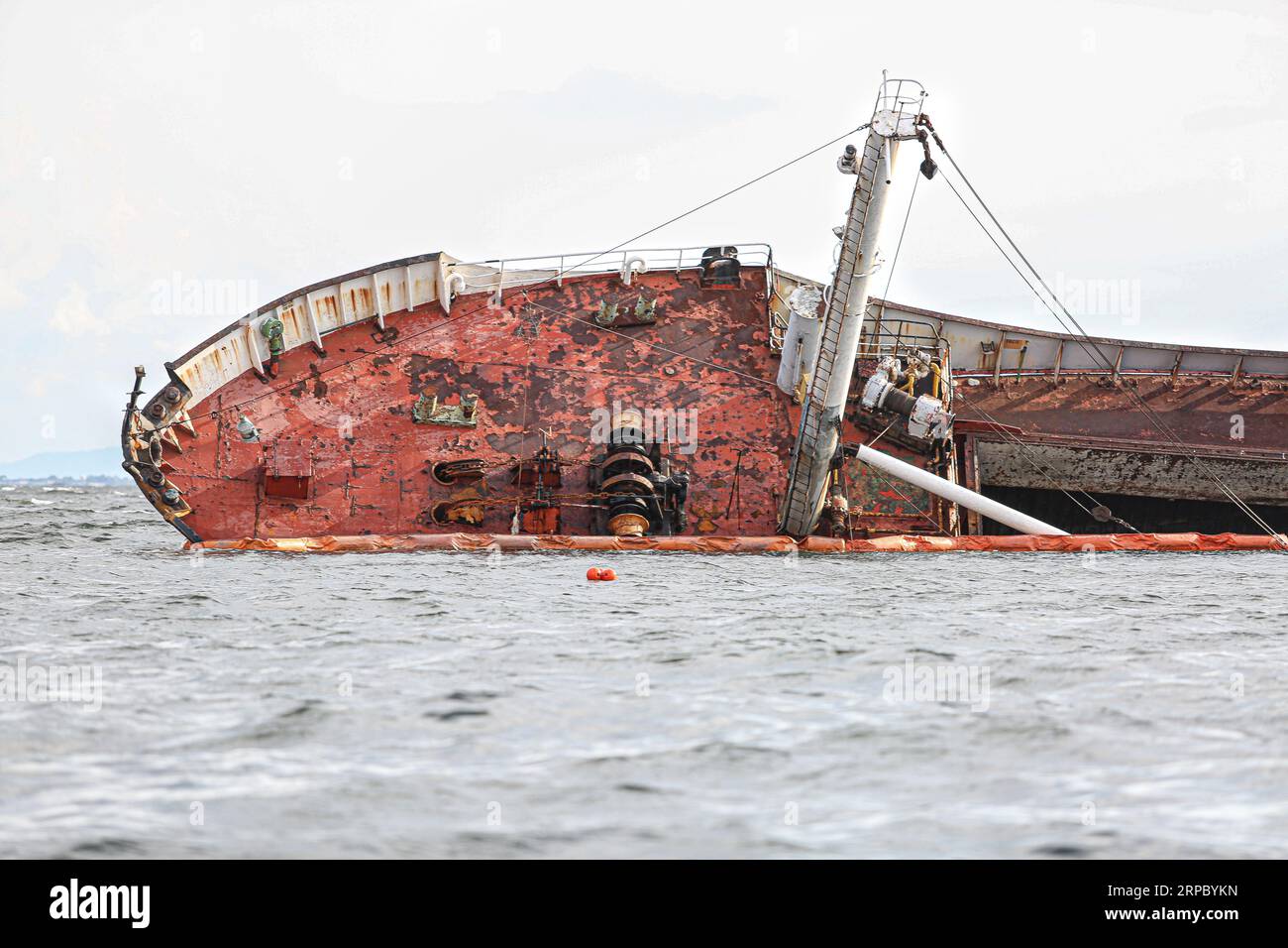 Shipwreck of smuggling cargo vessel Captain Ufuk that capsized & sank ...