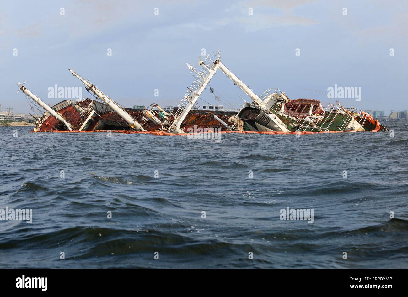 Shipwreck of smuggling cargo vessel Captain Ufuk that capsized & sank ...