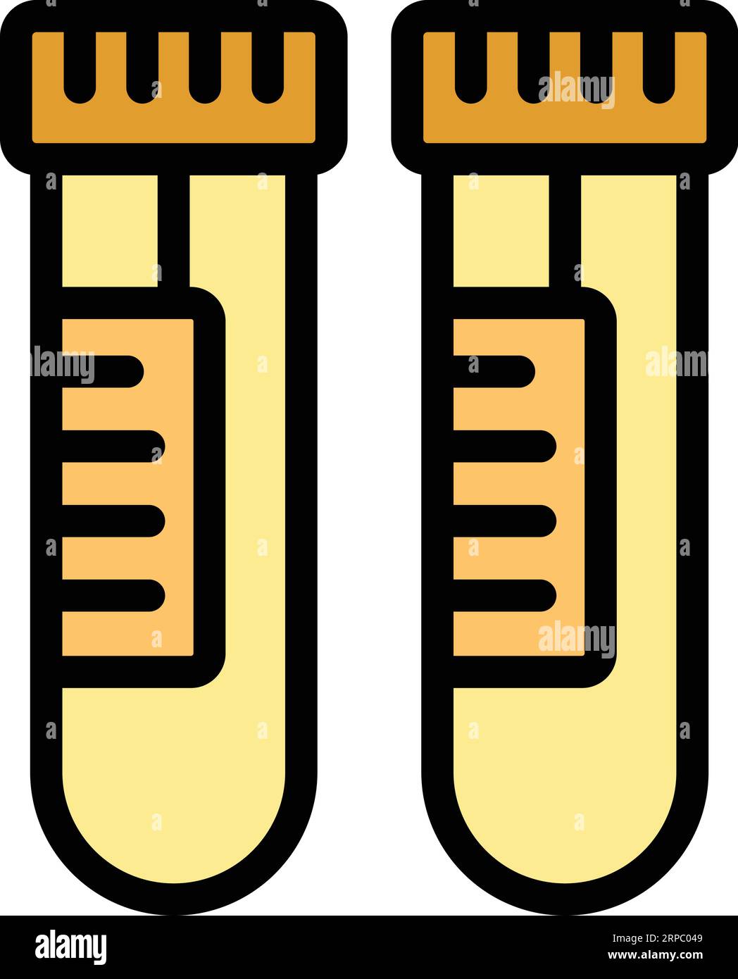 Chemical Test Tube Icon Outline Vector Structure Vitamin Atom Calcium