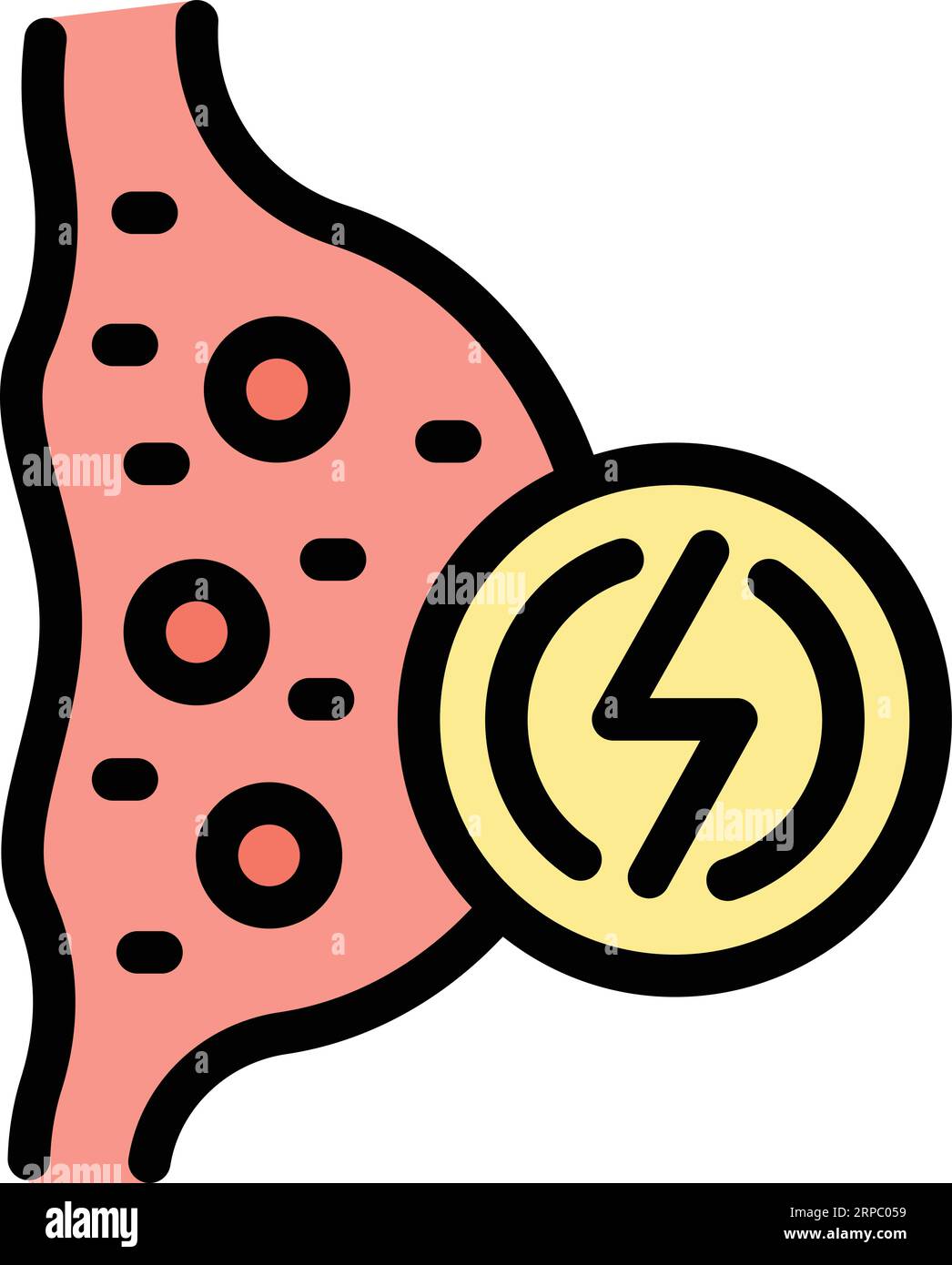 Stomach structure icon outline vector. Amino chemical. Molecular ...