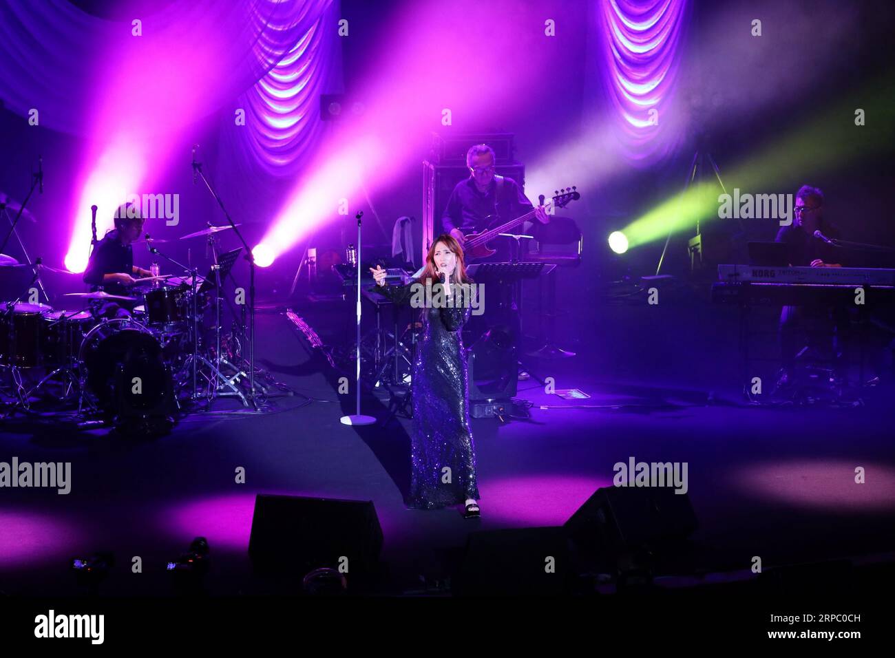 Japanese singer, actress and former idol Shizuka Kudo holds a concert ...