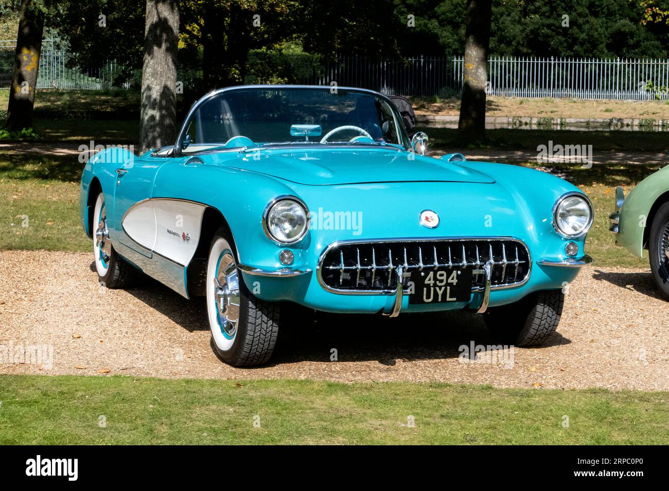 1950's Chevrolet Corvette at the Concours of Elegance at Hampton Court ...