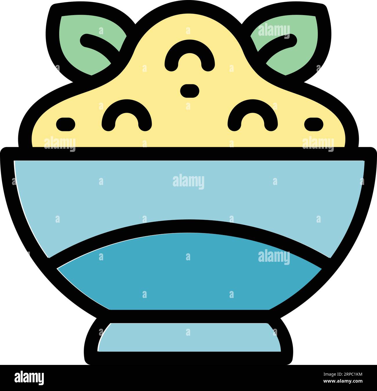 Pita hummus icon outline vector. Cuisine day. Spread vegetable color ...