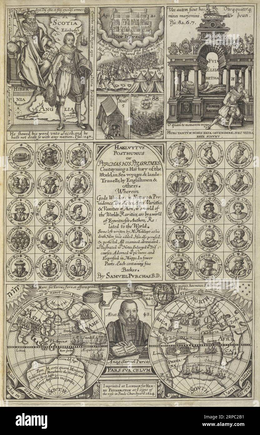 Hakluytus posthumus or purchas his pilgrimes hi-res stock photography ...