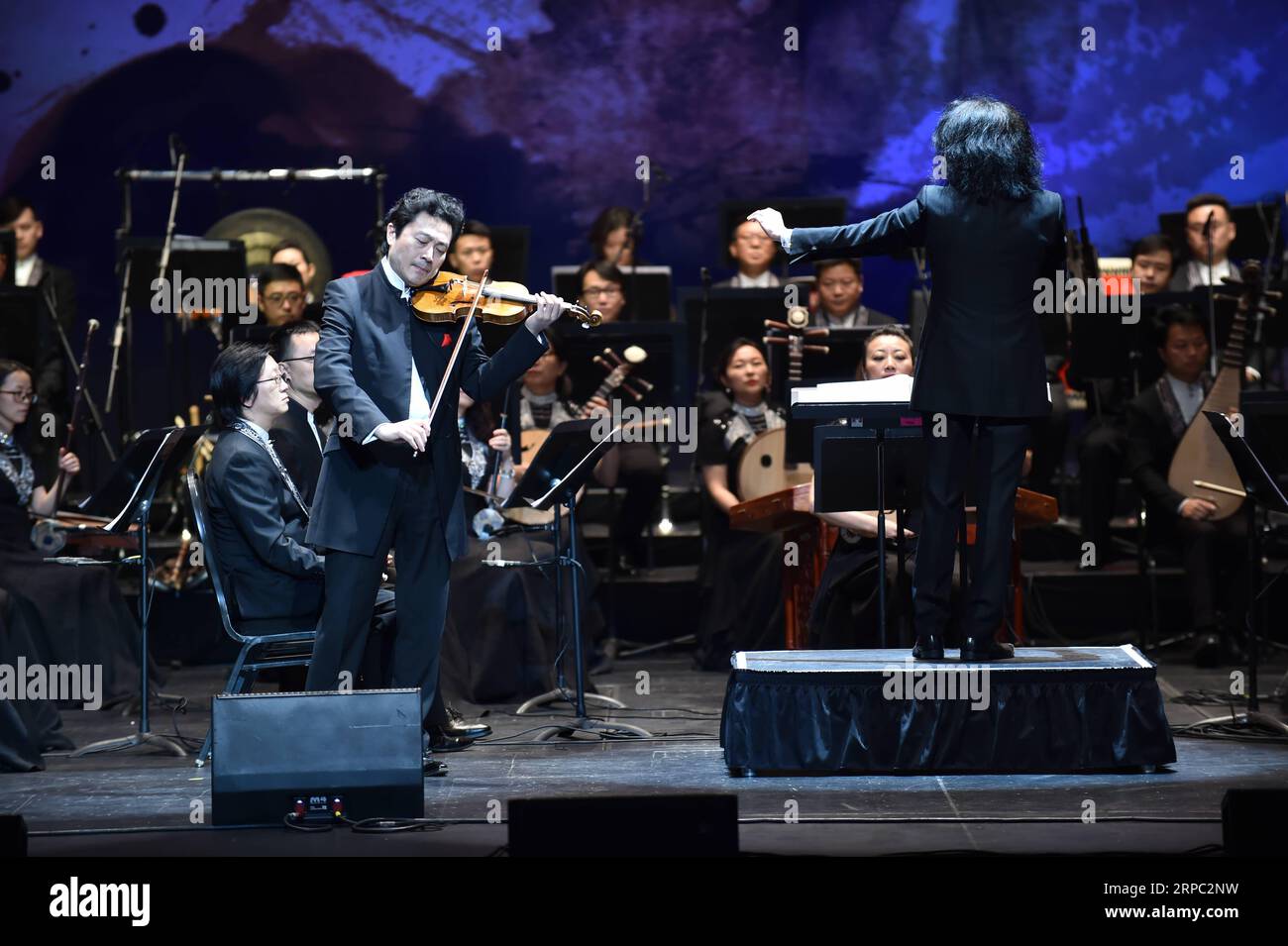 (190622) -- LOS ANGELES, June 22, 2019 () -- Violinist Lyu Siqing ...