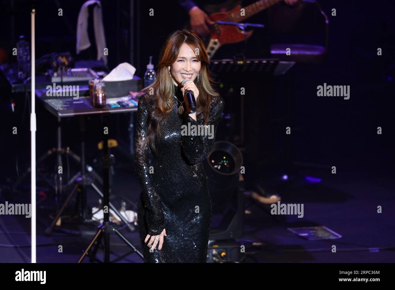 Japanese singer, actress and former idol Shizuka Kudo holds a concert ...