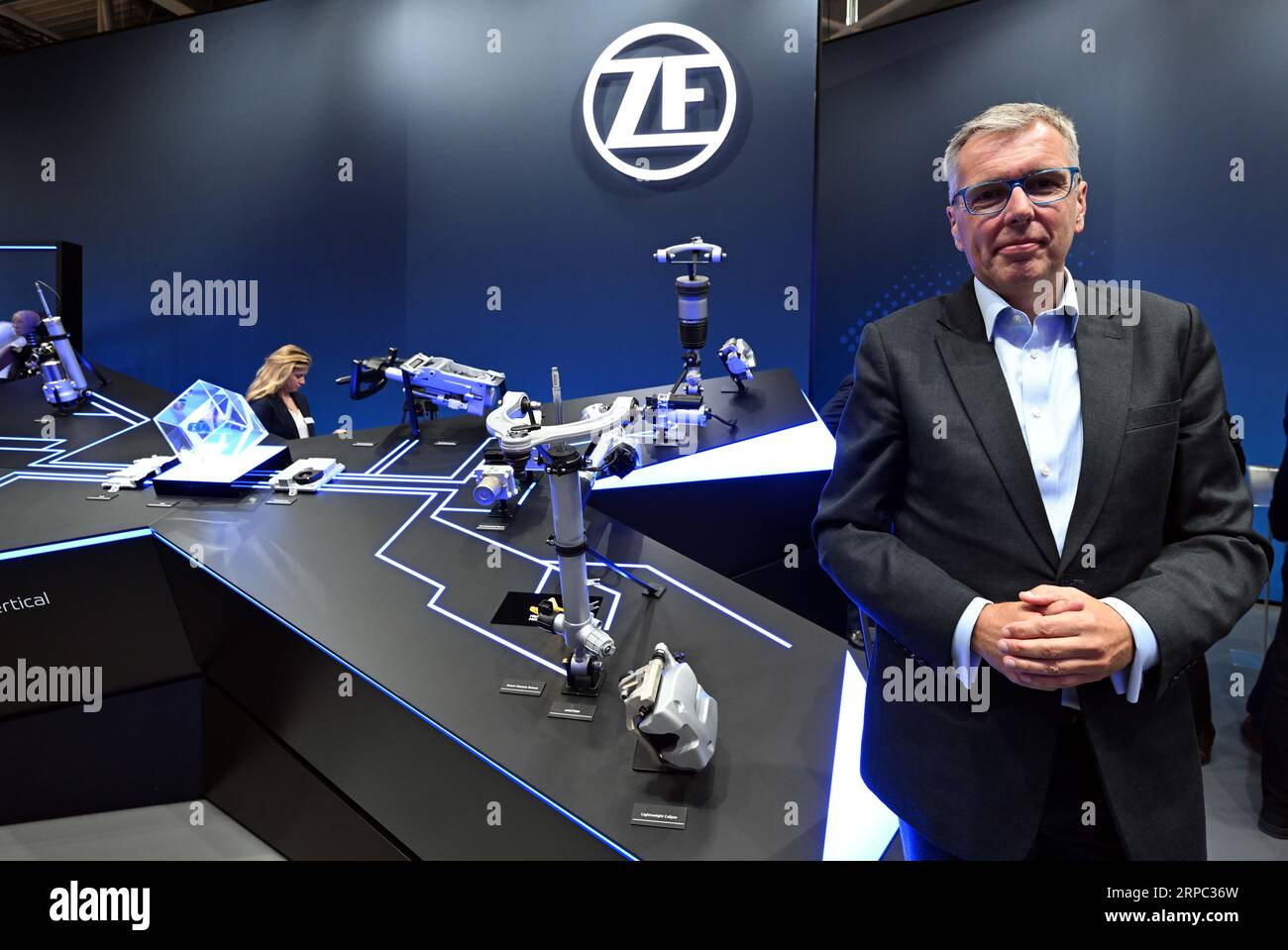 Munich, Germany. 04th Sep, 2023. Holger Klein, CEO of ZF ...