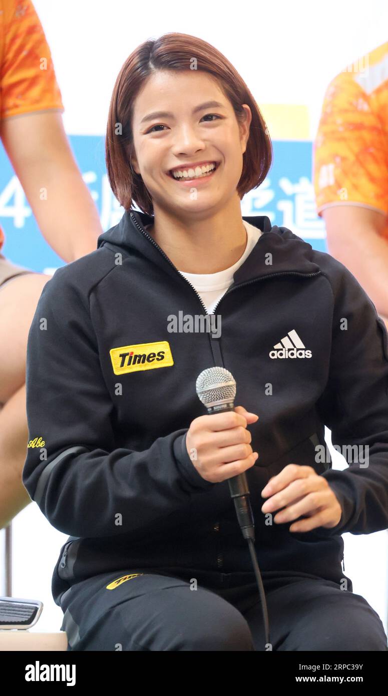 Tokyo, Japan. 4th Sep, 2023. Olympic judo gold medalist Uta Abe attends the opening ceremony of ...