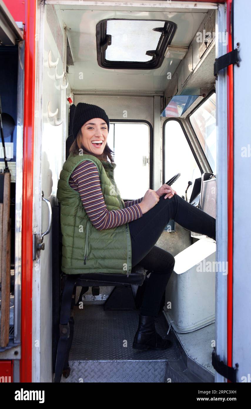 Van vehicle person customer hi-res stock photography and images - Alamy