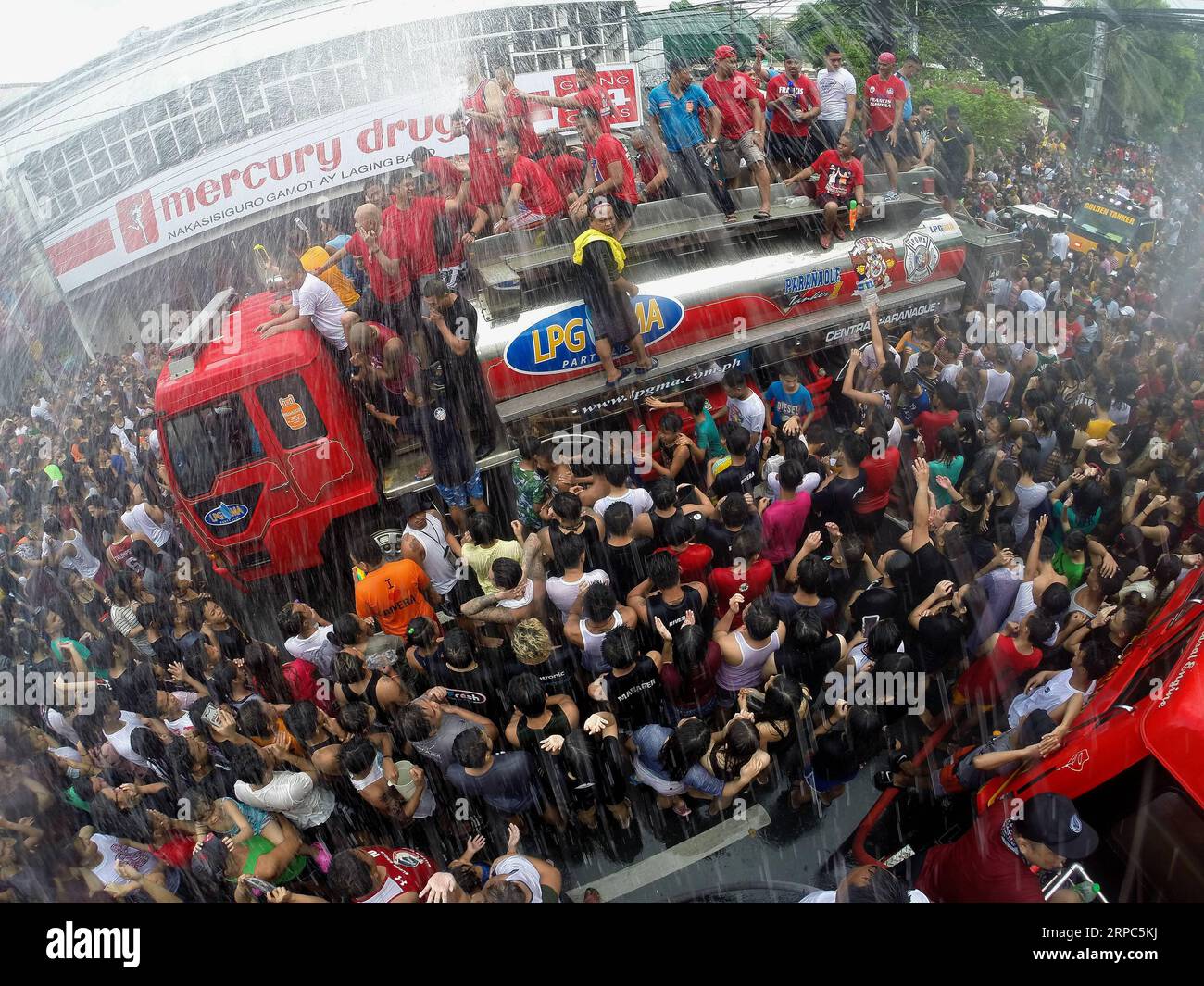 (190624) -- SAN JUAN CITY, June 24, 2019 -- People celebrate the annual ...