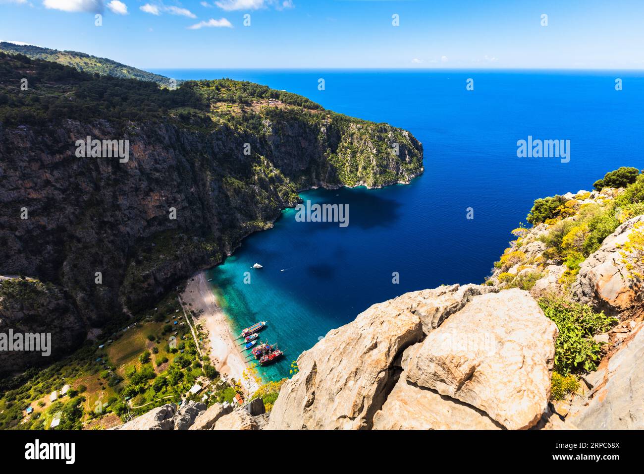 Azure seaside of Turkey Stock Photo - Alamy