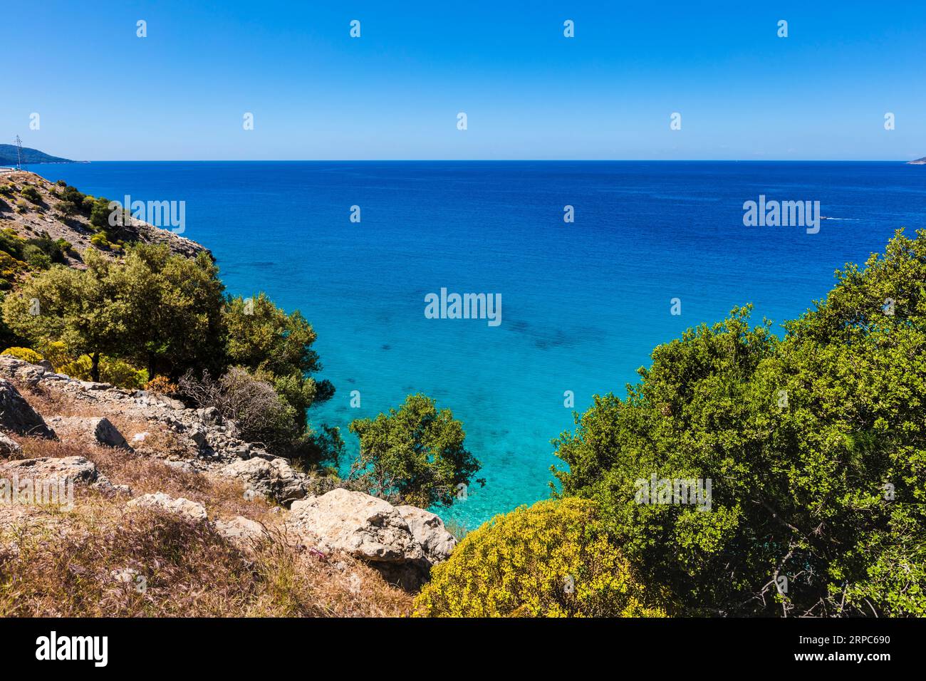Azure seaside of Turkey Stock Photo - Alamy
