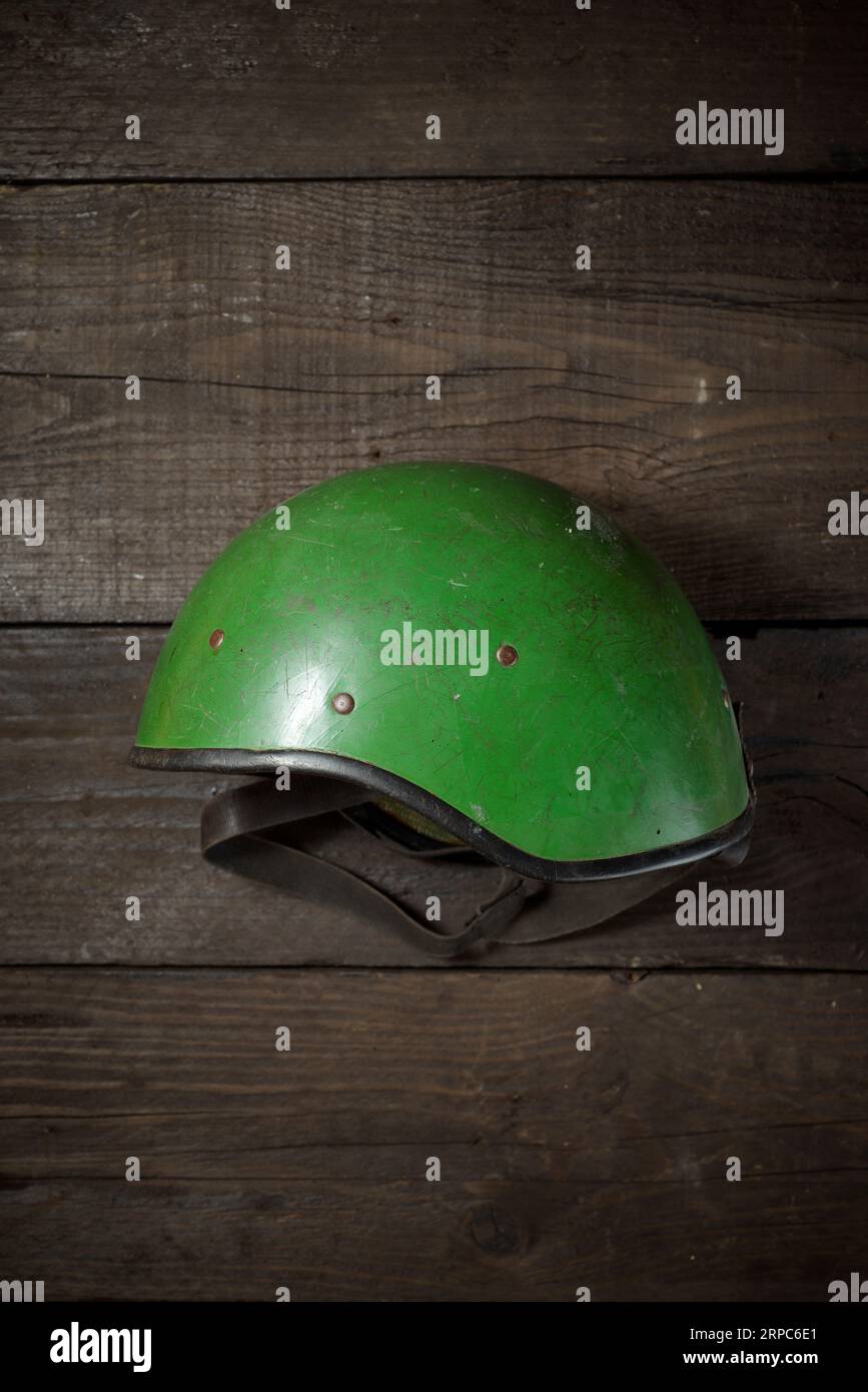 Old helmet hi-res stock photography and images - Alamy