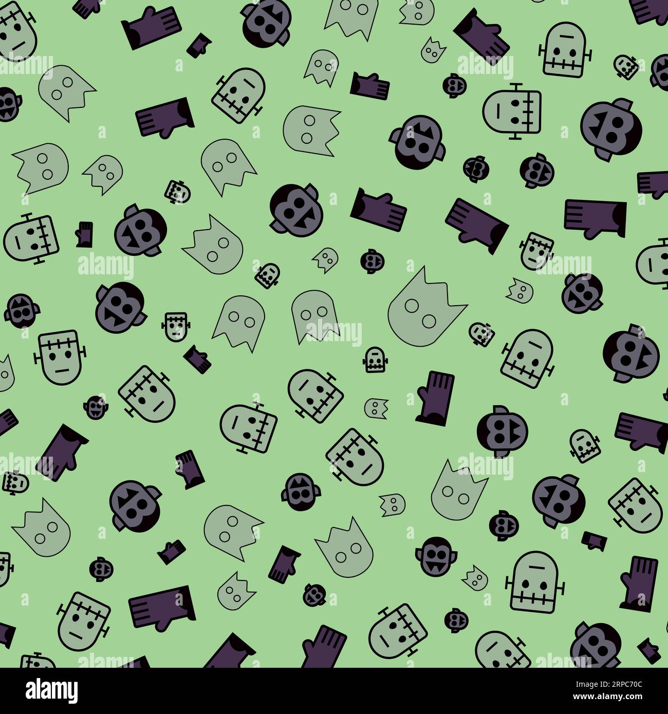 Cute Halloween pattern.Halloween colors vector. Illustration of ghost ...