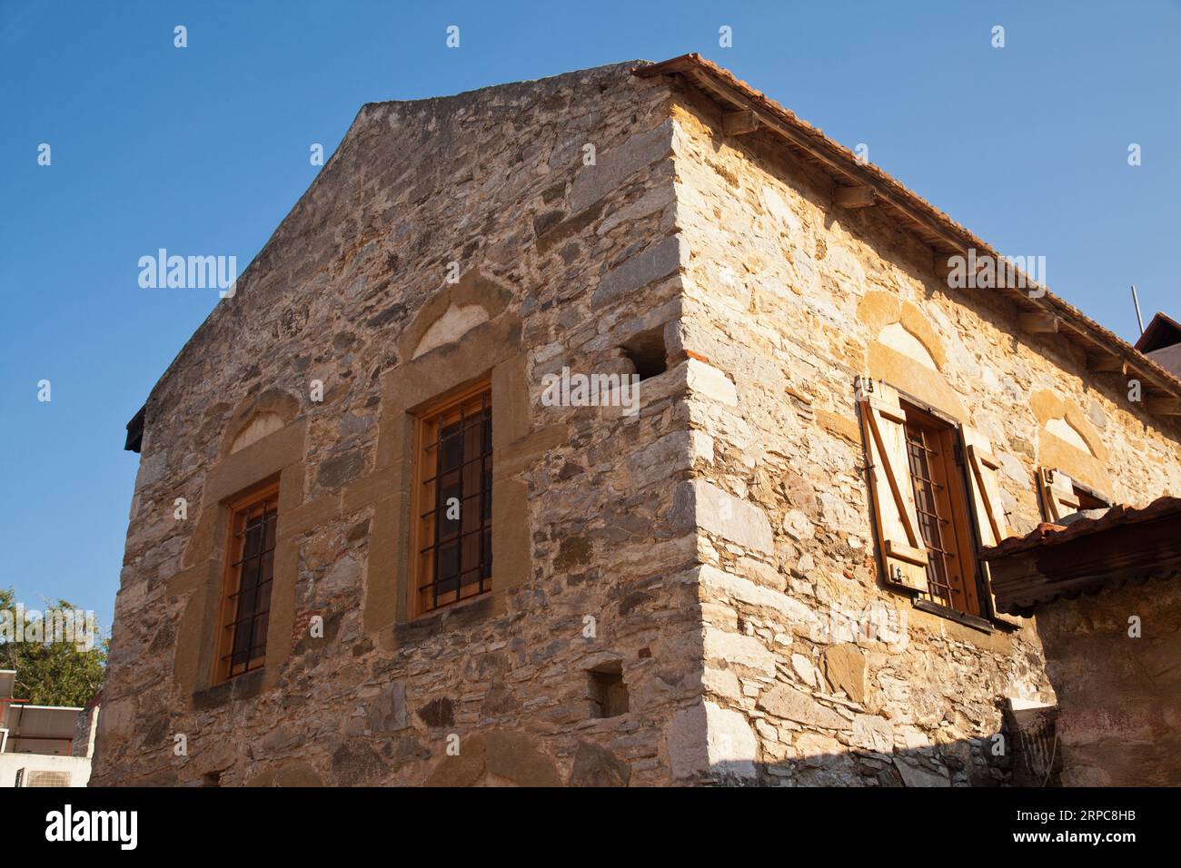 Solid and nostalgic stone houses typical of the Old Datca region ...