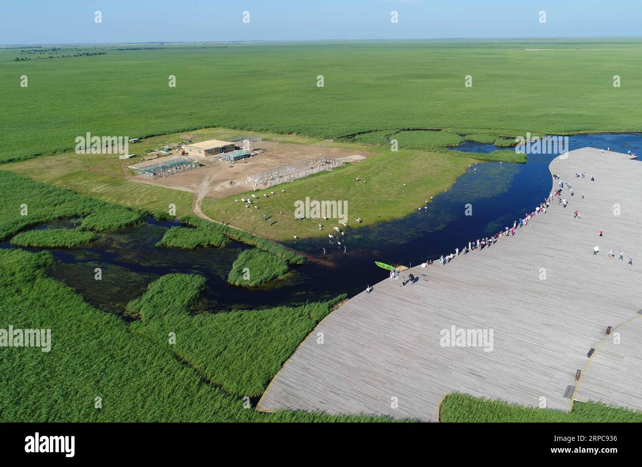 (190628) -- BEIJING, June 28, 2019 -- Aerial photo taken on July 31 ...