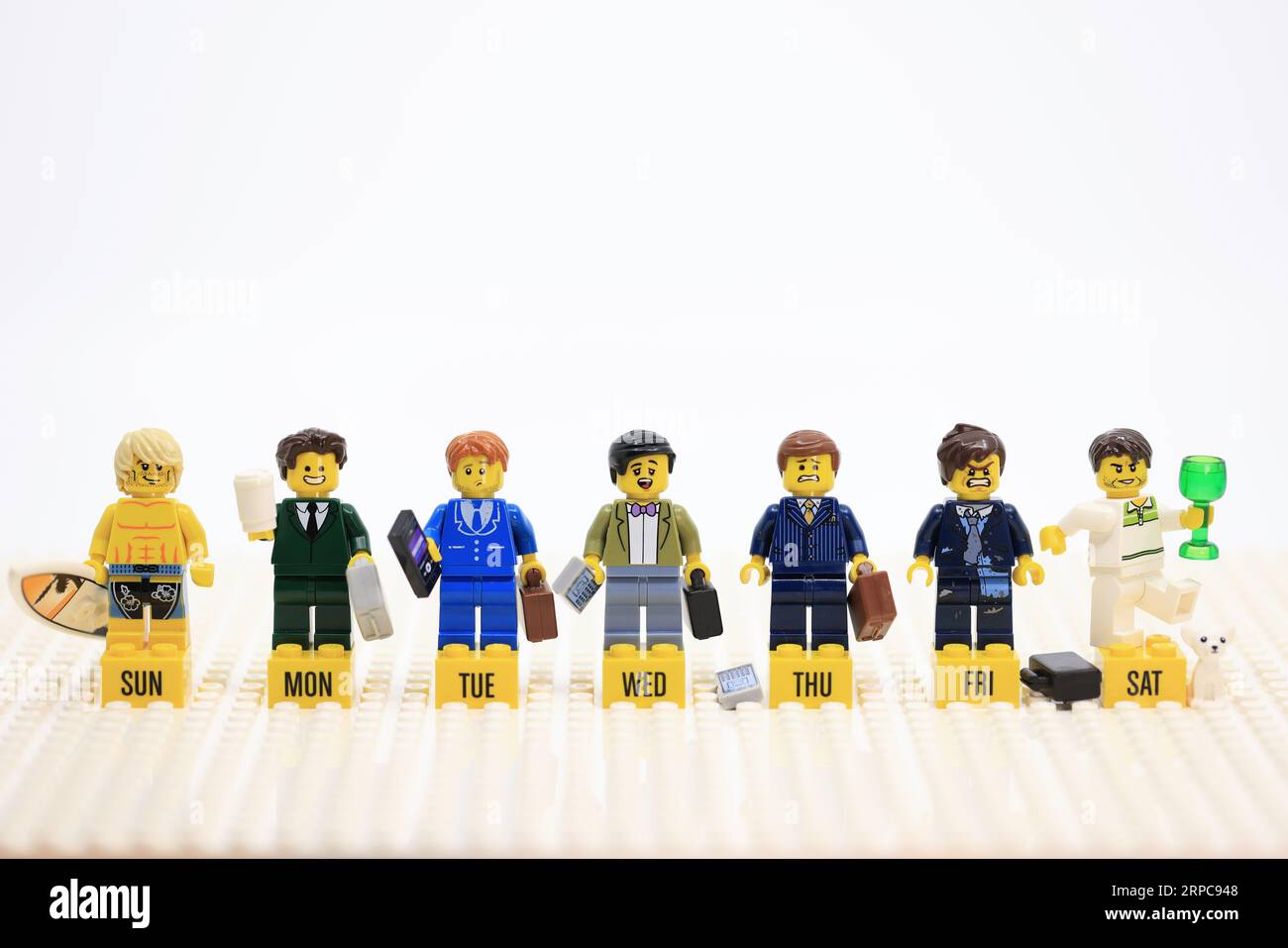 people have different feel in different day Stock Photo - Alamy