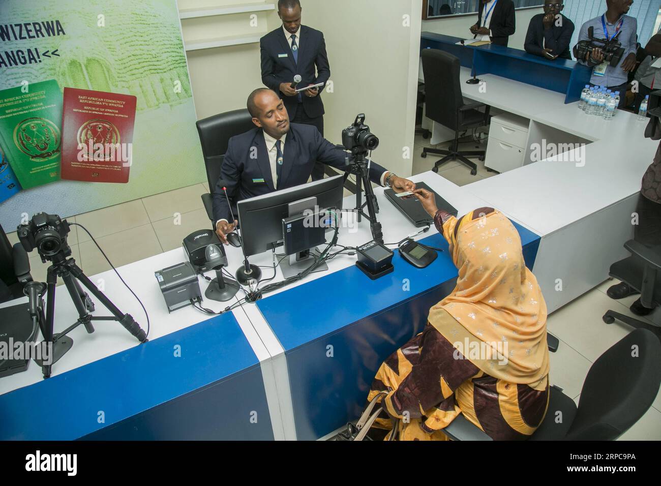 (190628) -- KIGALI, June 28, 2019 -- A staff member of Directorate ...