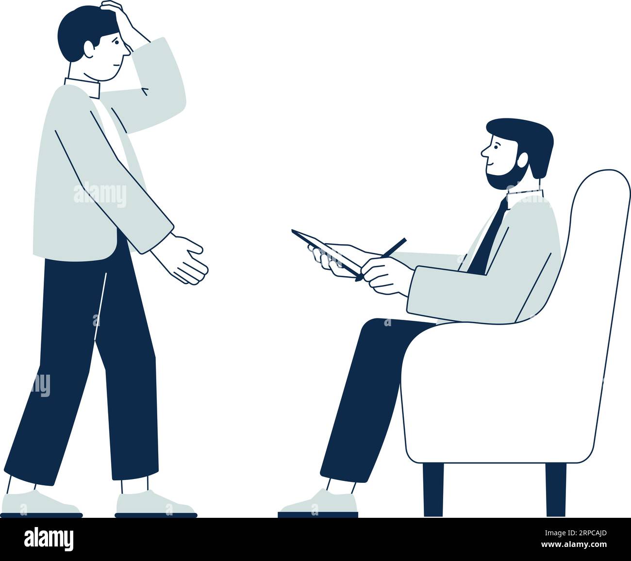 Doctor consultation writing Cut Out Stock Images & Pictures - Alamy