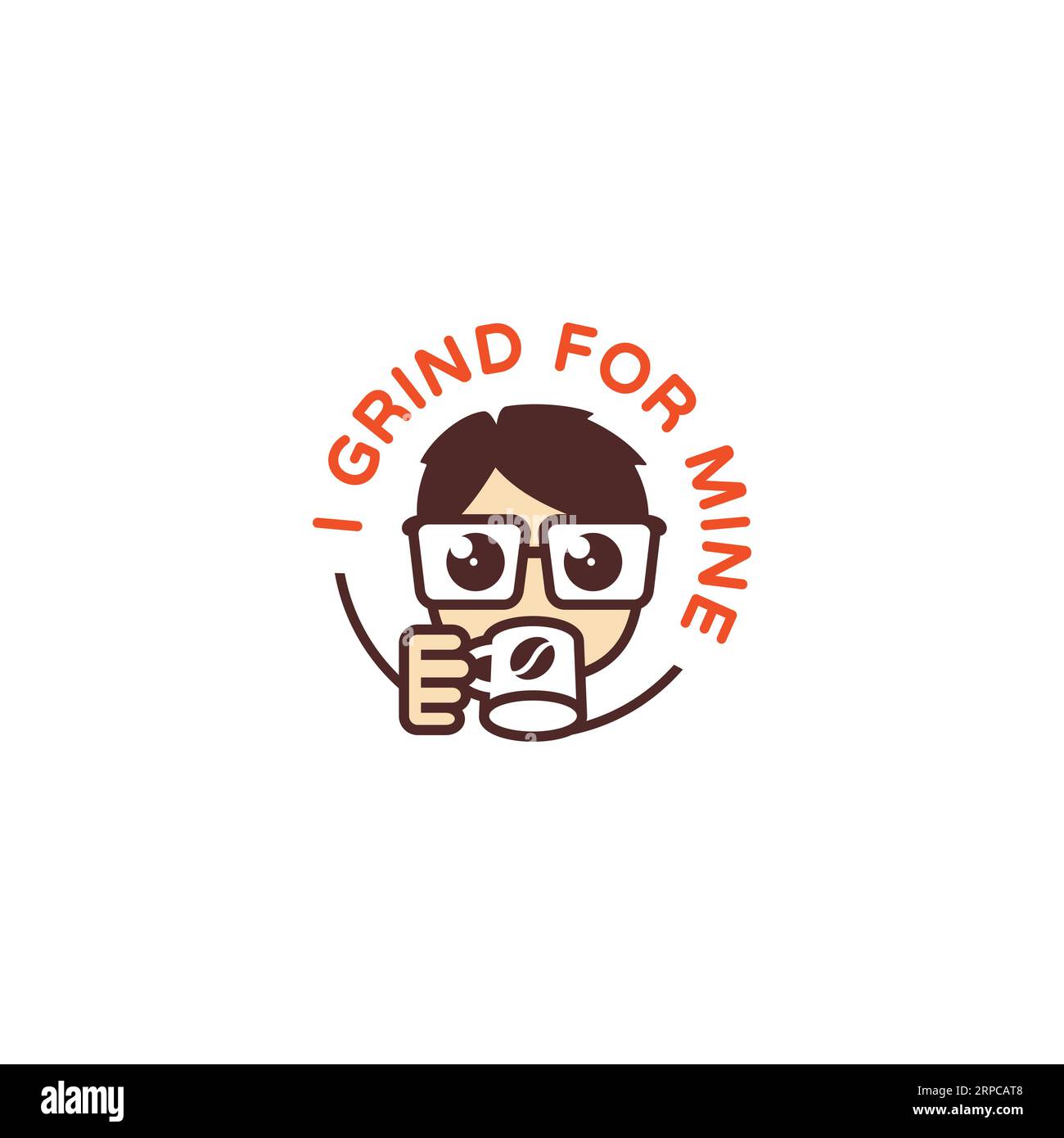 I Grind for Mine logo or icon design Stock Vector Image & Art - Alamy