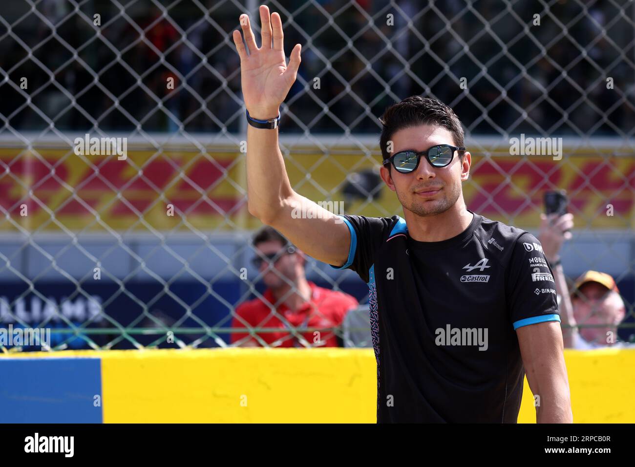 Esteban ocon drivers parade hi-res stock photography and images - Alamy