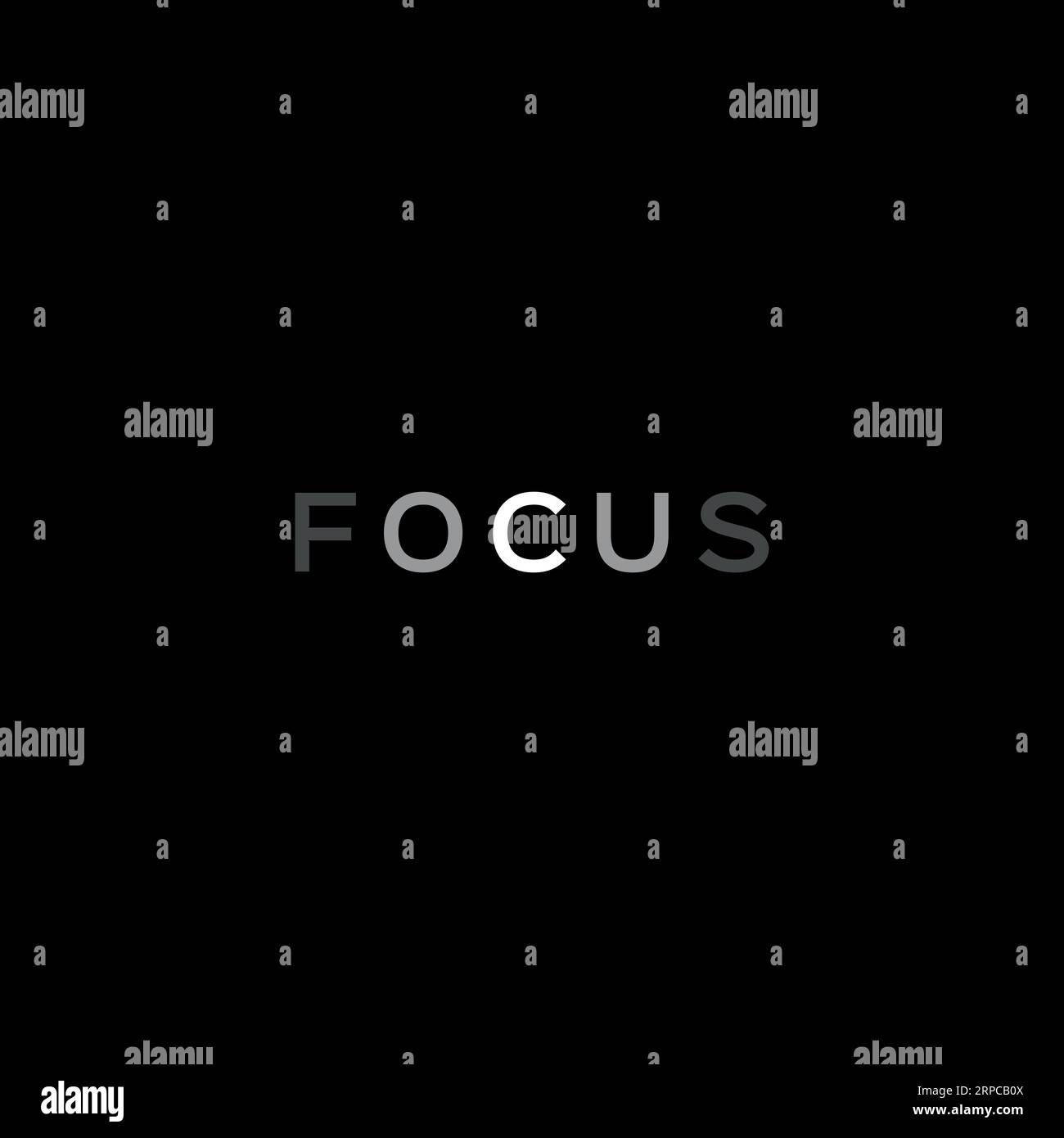 Focus logo or wordmark design Stock Vector Image & Art - Alamy
