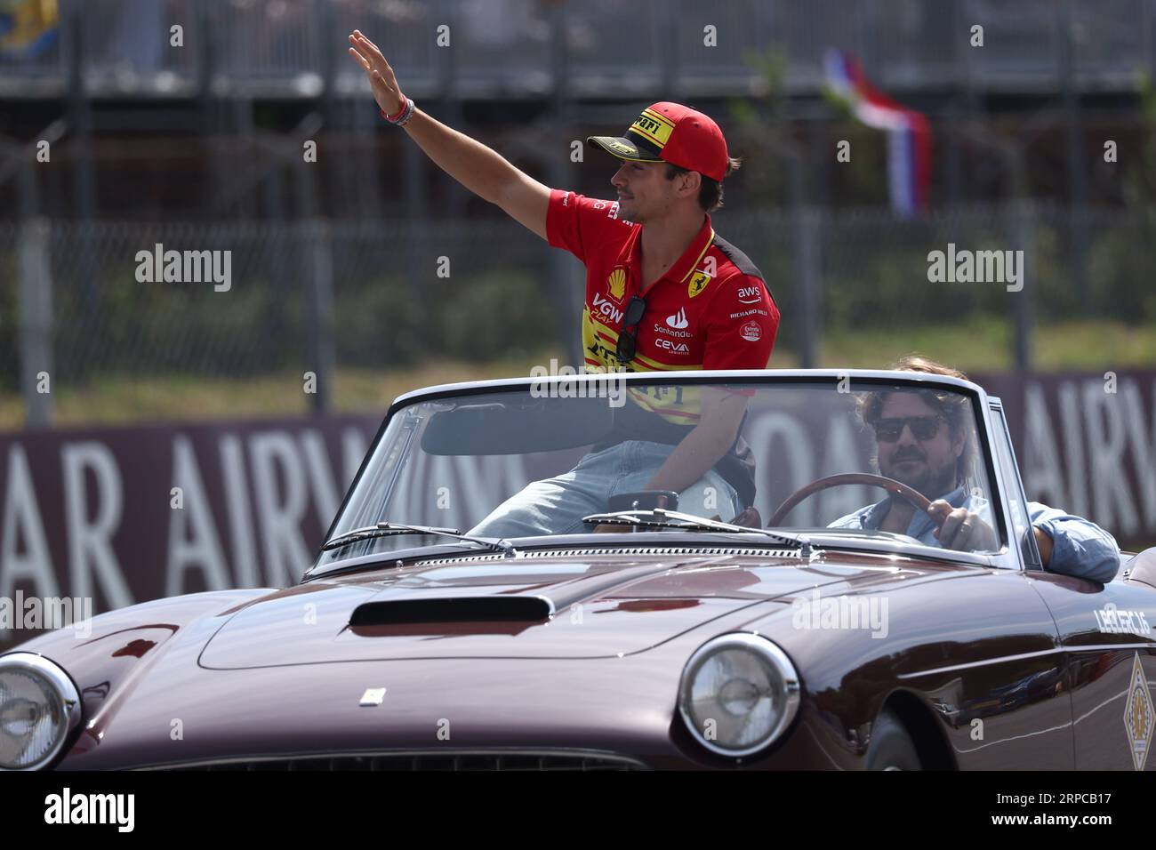 Monza, Italy. 03rd Sep, 2023. Charles Leclerc of Scuderia Ferrari ...
