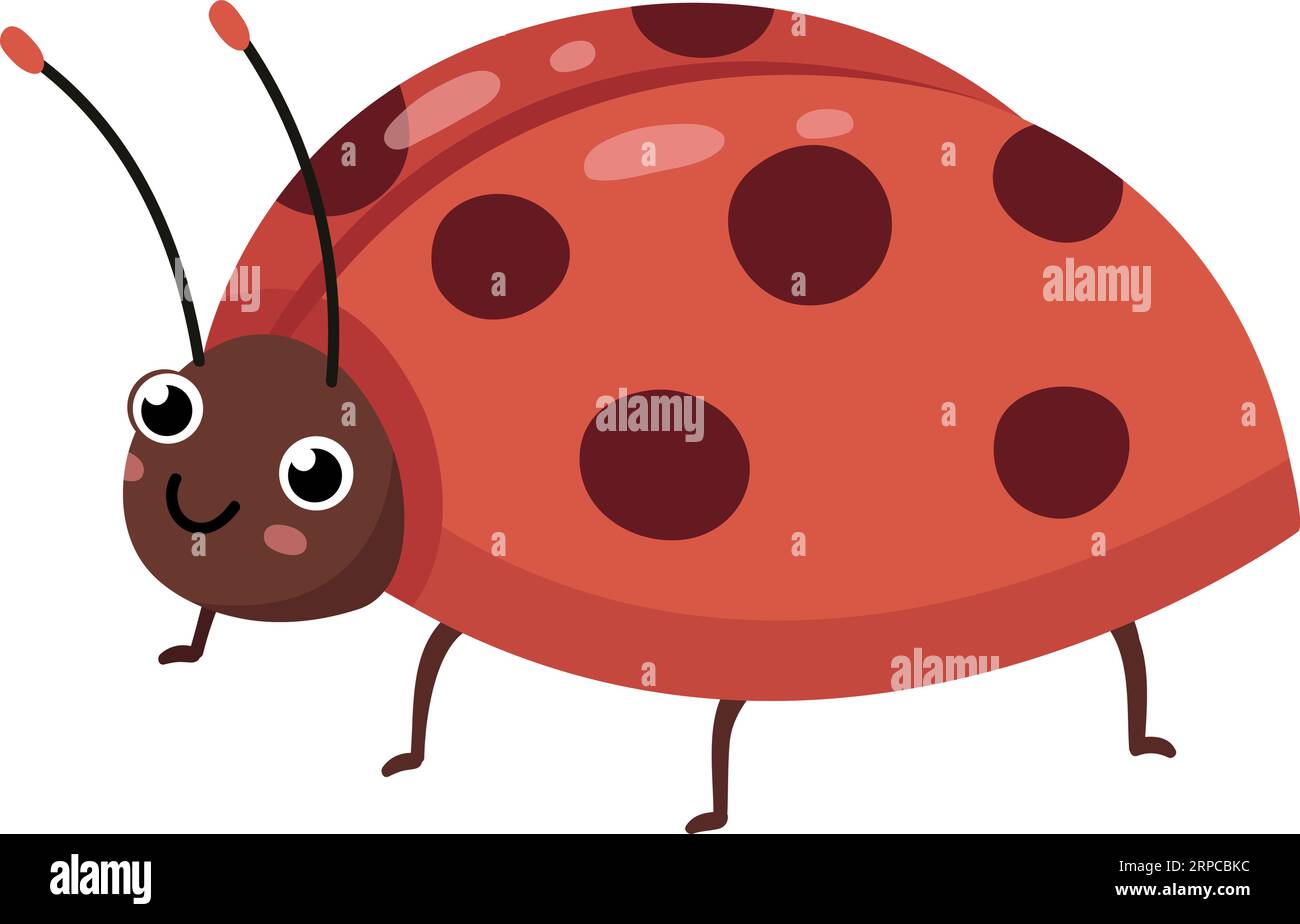Ladybird face Stock Vector Images - Alamy