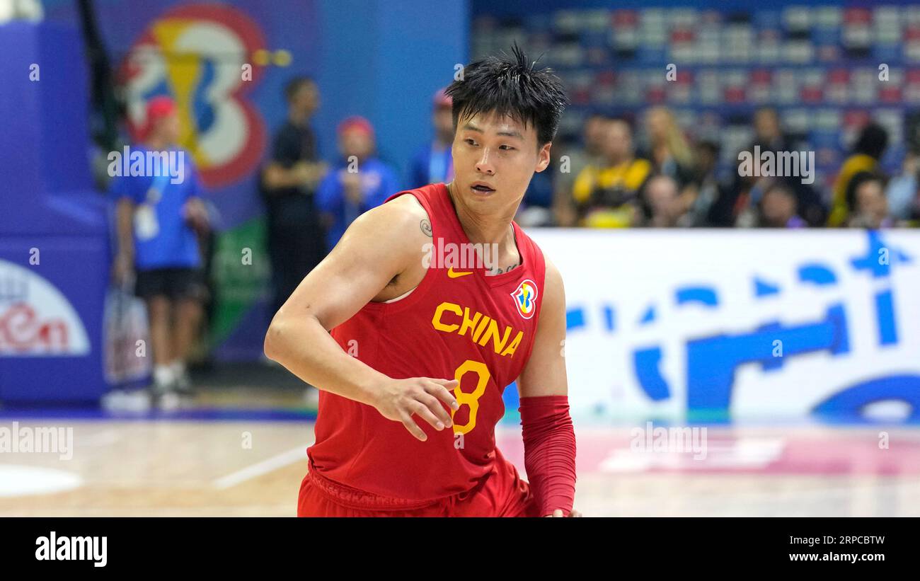China guard Zhao Rui (8) during their Basketball World Cup ...