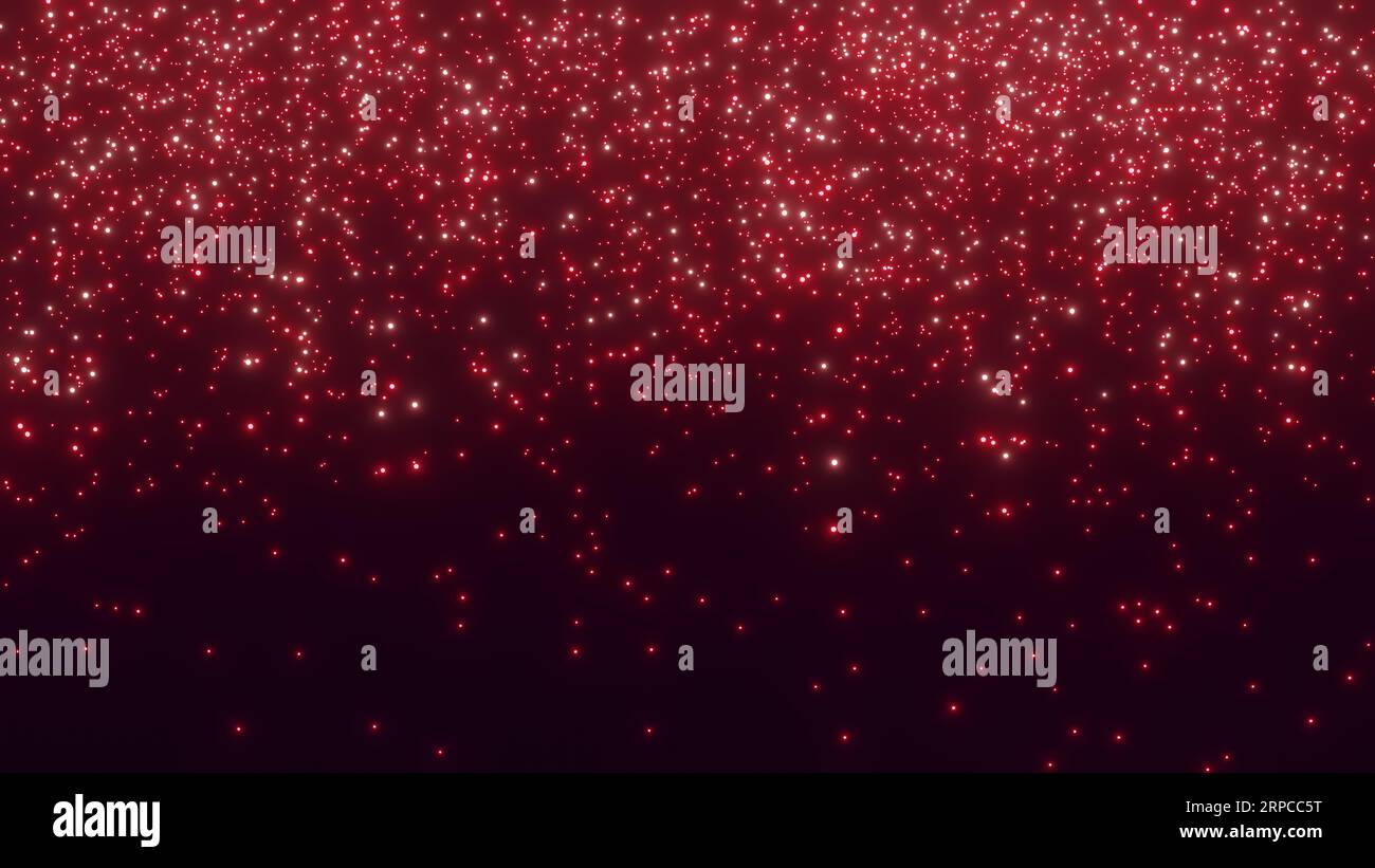Red glitter falling background illustration Stock Photo - Alamy