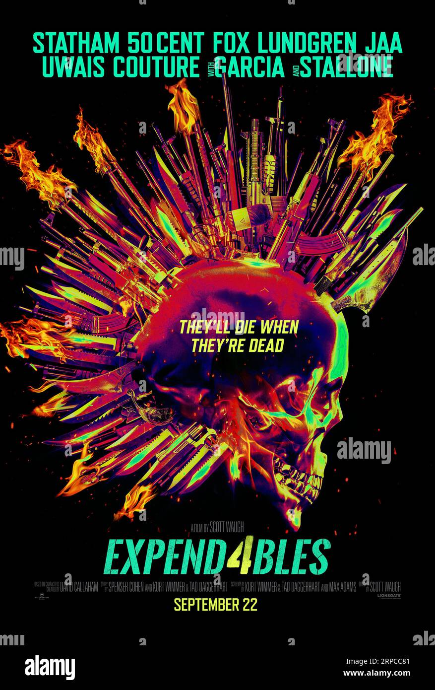 EXPEND4BLES (2023), directed by SCOTT WAUGH. Credit: MILLENNIUM FILMS ...