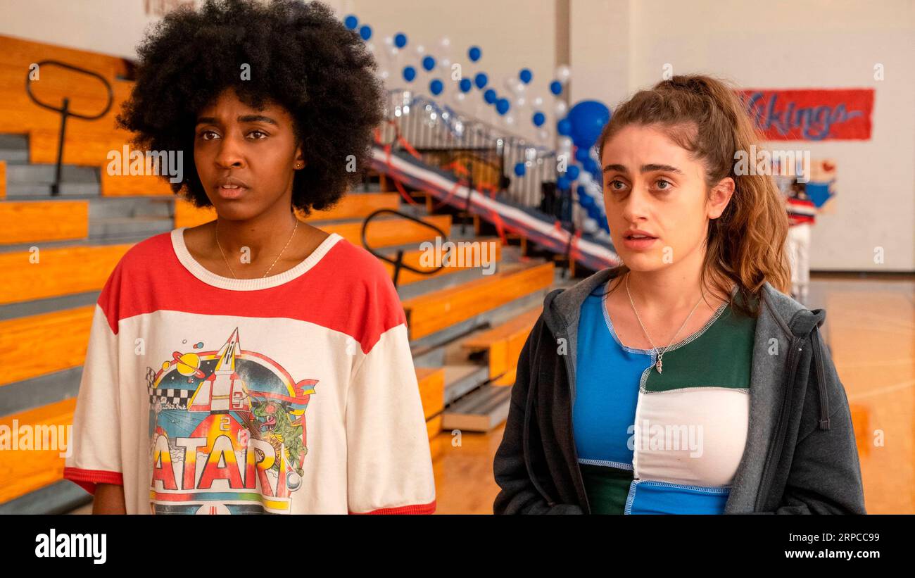 RACHEL SENNOTT and AYO EDEBIRI in BOTTOMS (2023), directed by EMMA ...