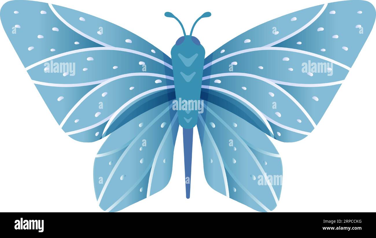 Turquoise blue wings Stock Vector Images - Alamy