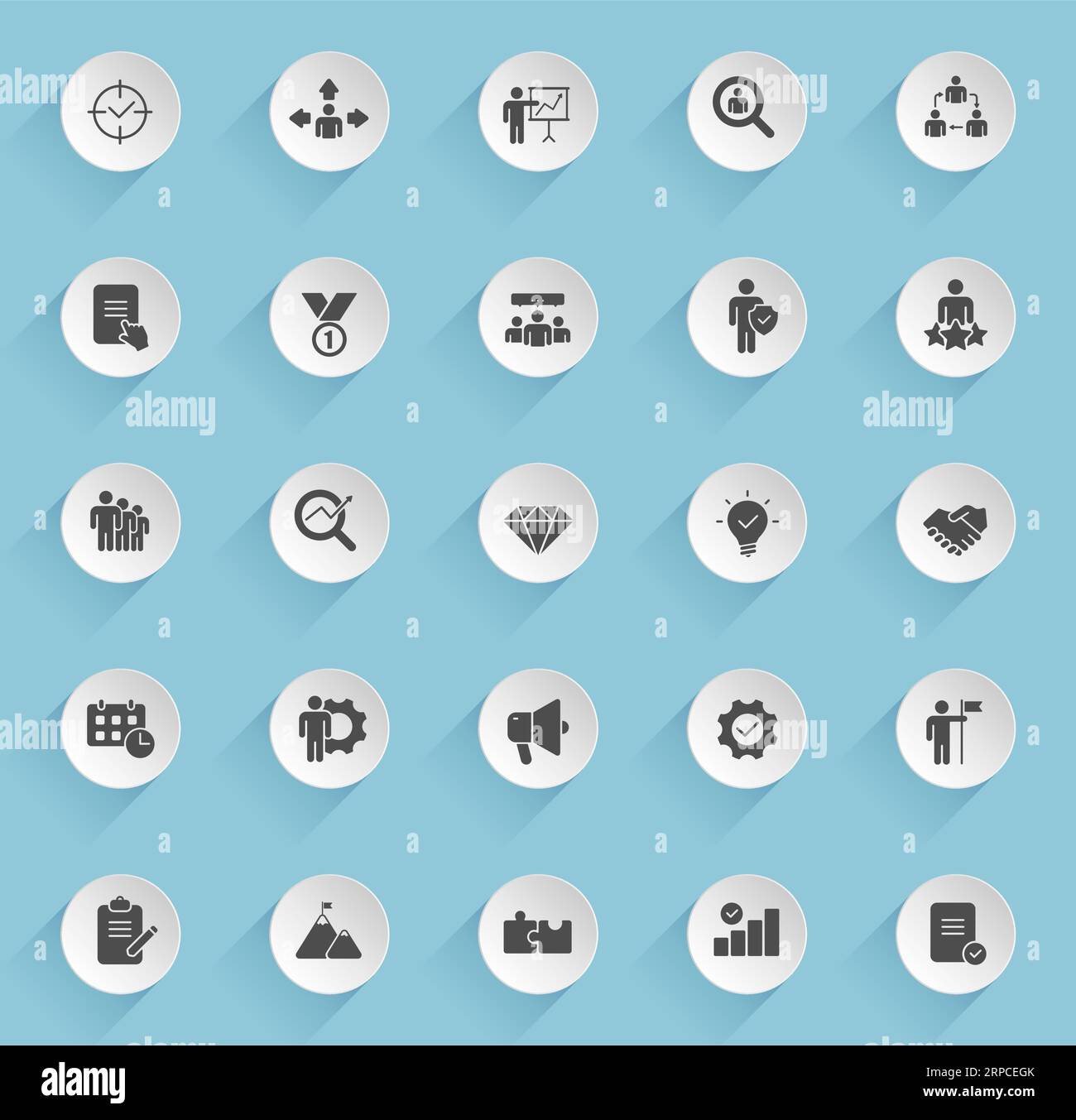 management vector icons Stock Vector Image & Art - Alamy