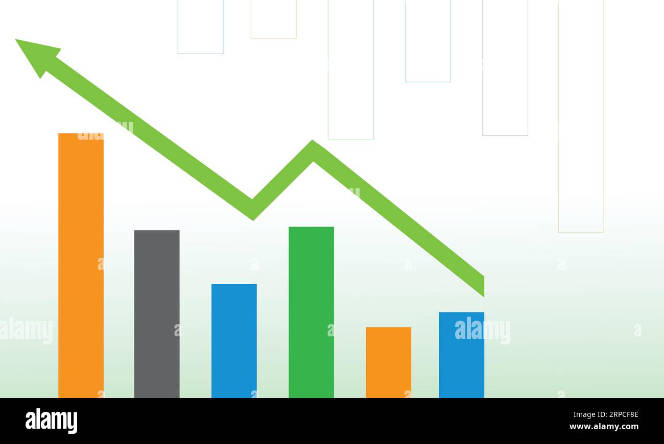 Blue business graph abstract background hi-res stock photography and ...