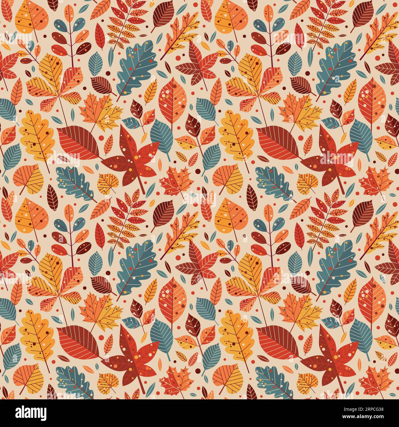 Falling chestnut leaves autumn Stock Vector Images - Alamy