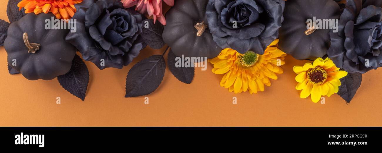 Dia de los muertos Feast flat lay, Mexican Day of the Dead holiday ...